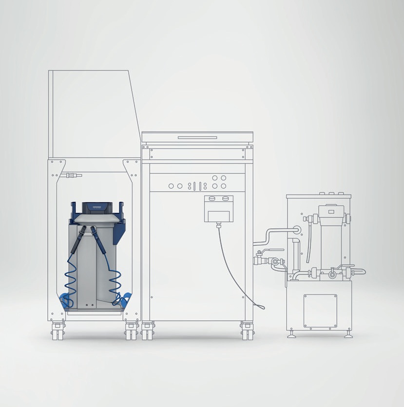 Elma Hand shower for city water and deionized water flushing | Imlab